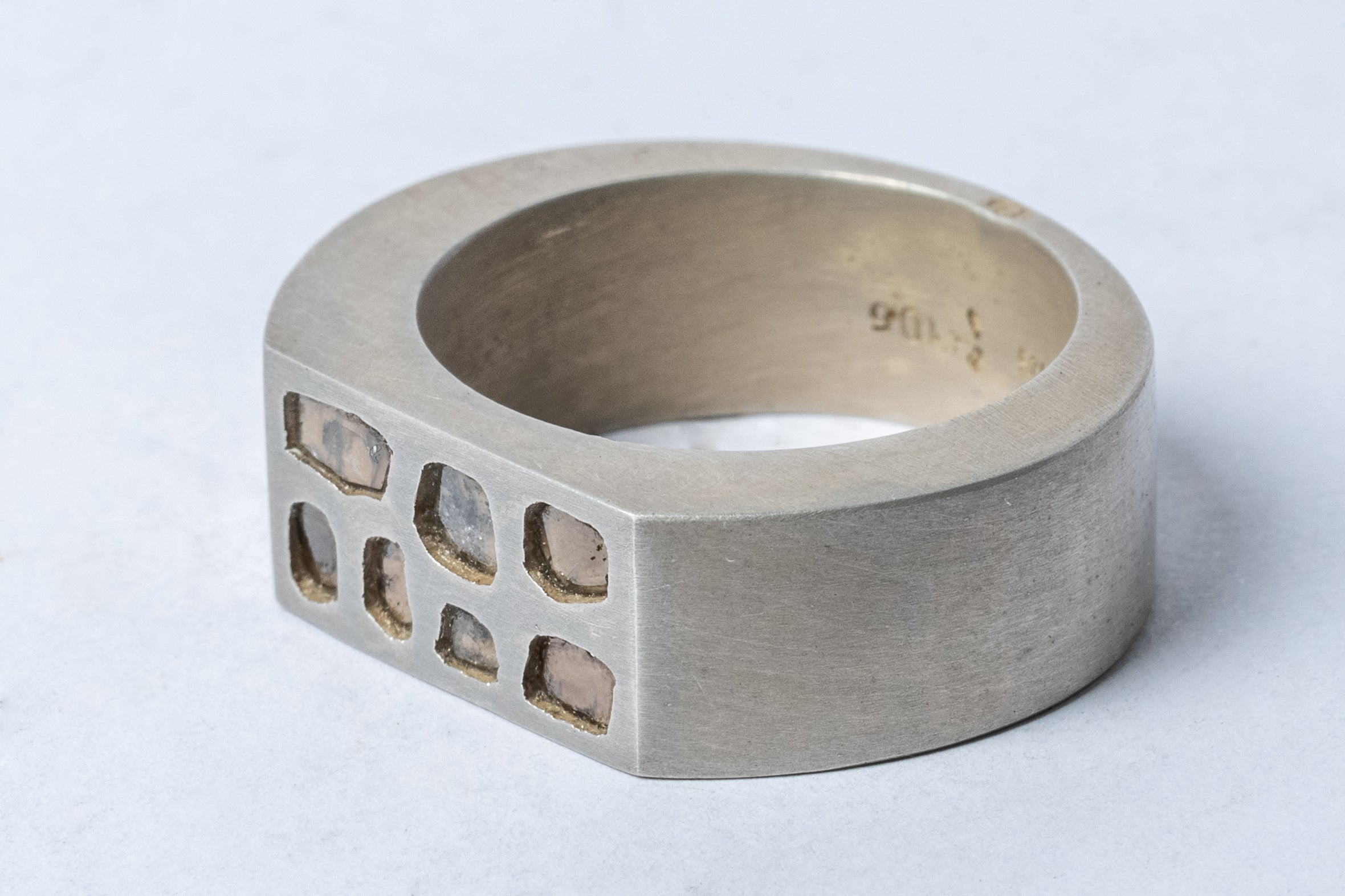Parts of Four - Crescent Plane Ring (Mega Pavé, 9mm, DA+DIA) – LABSTORE ...