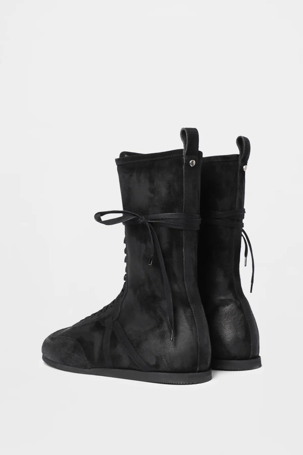 ANN DEMEULEMEESTER - FIDES SOFT HIGH-TOP BOXING SNEAKERS – LABSTORE WORLD